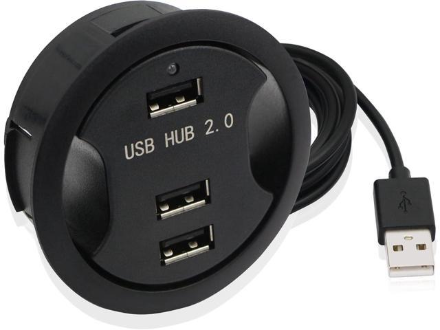 Click here for PNGKNYOCN USB Desk Grommet Hole 3 Port USB 2.0 Hub... prices