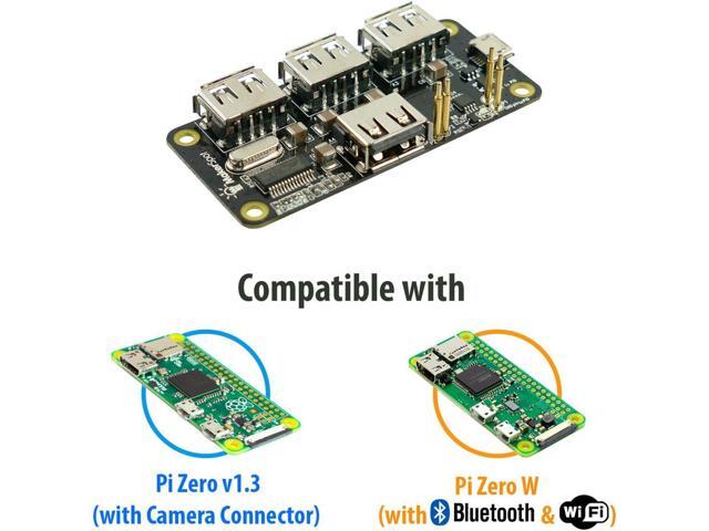 Click here for MakerSpot 4-Port Stackable USB Hub HAT for Raspber... prices