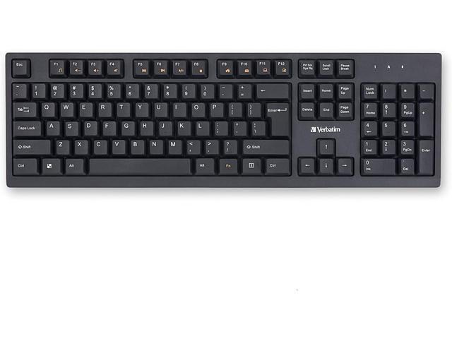 Click here for Verbatim Slimline Wireless Keyboard 2.4GHz USB Plu... prices
