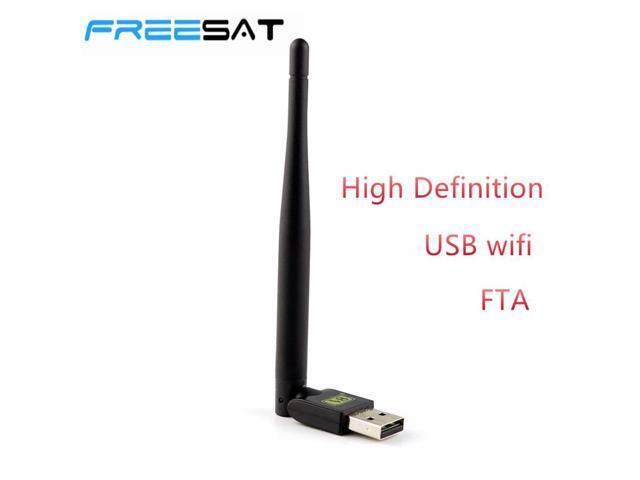 Click here for 2.4GHz FREESAT USB WiFi With Antenna Work For Free... prices