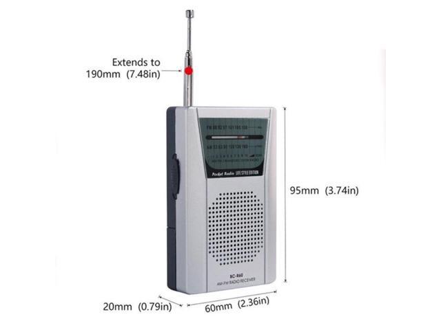Click here for Portable BC-R60 Pocket Radio Telescopic Antenna Mi... prices