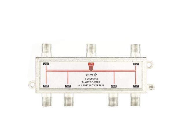 Click here for 6 Way Satellite Antenna Cable TV Signal Splitter D... prices