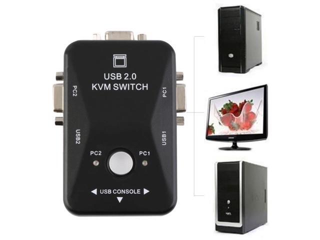 Click here for 2 Ports USB 2.0 VGA/SVGA KVM Switch Box for Sharin... prices