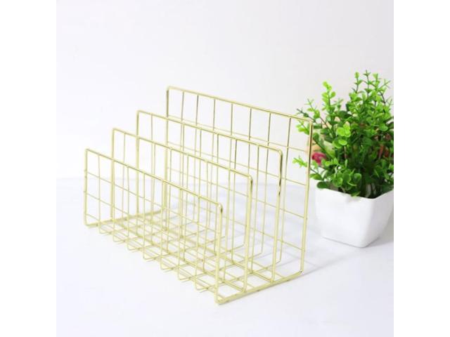 Click here for Wrought Iron Metal Three Grid Bookshelf Creative B... prices