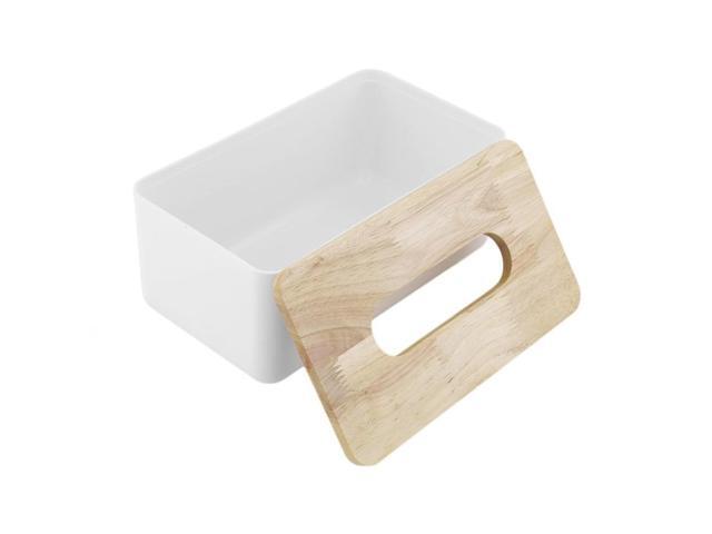 Click here for PP Oak Wood Tissue Box Home Office Car Container O... prices