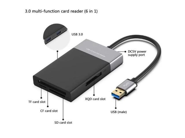 Click here for 6 In 1 USB 3.0 Card Reader Memory Smart Card Reade... prices