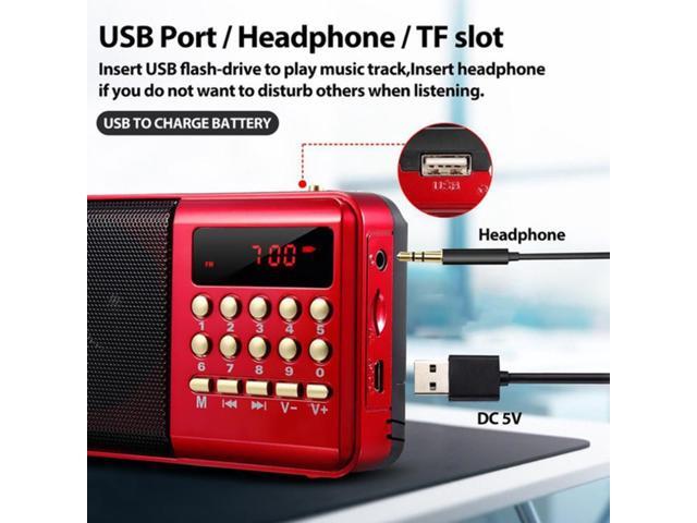 Click here for KK11 Mini Portable Radio Handheld Digital FM USB T... prices