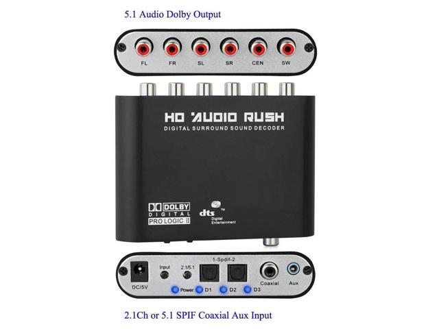 Click here for Digital 5.1 Audio Decoder Converter Dolby Dts/Ac-3... prices
