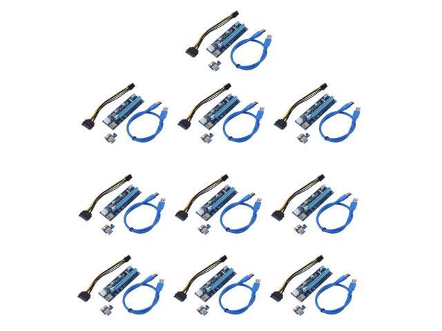Click here for 10pcs USB 3.0 PCI E Express 1x To 16x Extender Ris... prices