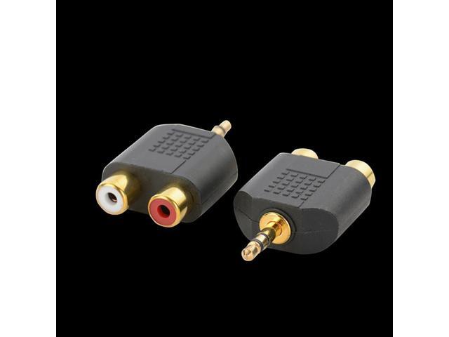 Click here for 2Pcs Portable Gold-plated 3.5mm Stereo Plug to 2RC... prices