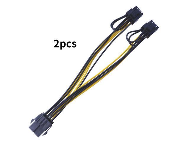 Click here for 2pcs PCI-E PCIE 8p Female to 2 Port Dual 8pin 6+2p... prices