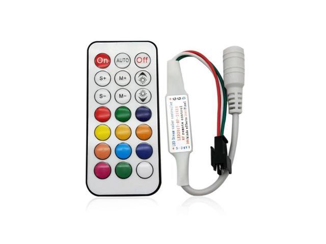Click here for DC 12V LED RGB controller 14key mini WS 2812 b 281... prices