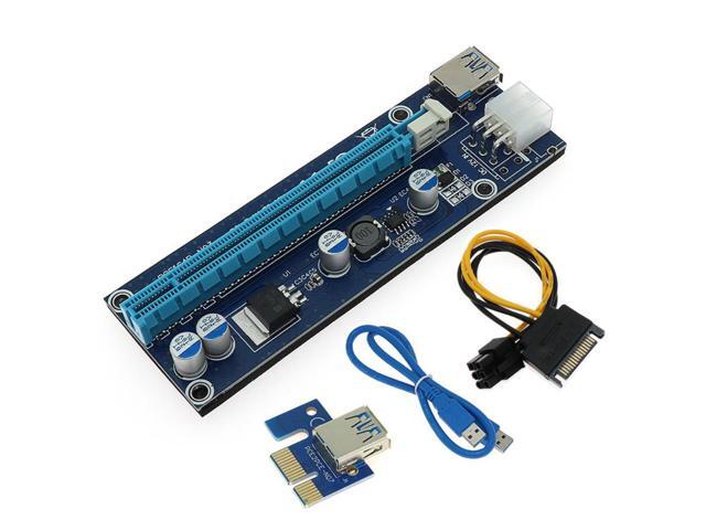 Click here for Golden 009S PCI-E Riser Card VER009 PCIE 1X to 16X... prices