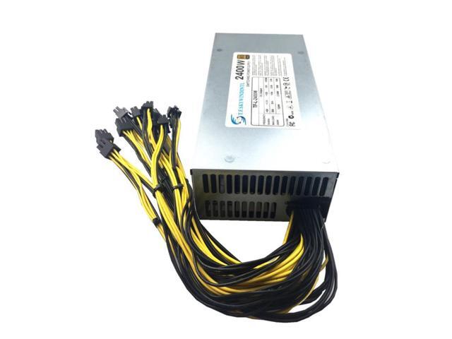 Click here for 2400W Mining Power Supply 80 GOLD PLUS PSU 220V Fo... prices