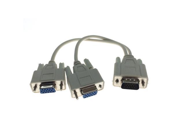Click here for VGA Splitter Cable 15 Pin VGA Male To 2 Female Spl... prices