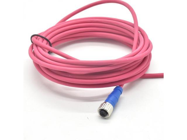 Click here for Red Wire Solid Copper PUR Cable M12 4P/8P Waterpro... prices