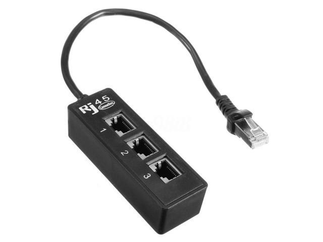 Click here for RJ45 Male To 3 RJ45 Female Port Network Extender C... prices