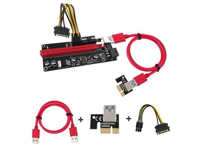 Click here for VER009S Plus PCI-E Riser Card 009S PCIE 1X to 16X... prices