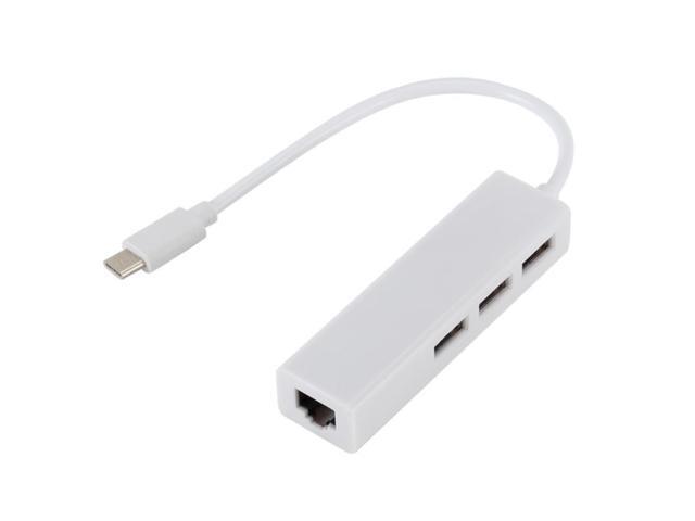 Click here for 3 Ports USB 2.0 HUB Type C To Ethernet LAN RJ45 Ca... prices