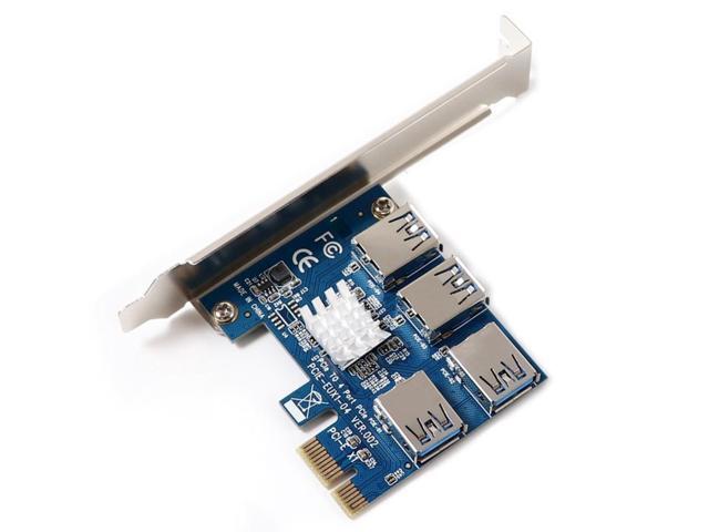 Click here for PCIE To PCI-E Adapter 1 Turn 4 PCI-Express Slot 1x... prices