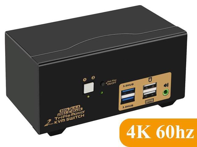 Click here for USB 3.0 HDMI KVM Switch Triple Monitor 2 Port Exte... prices