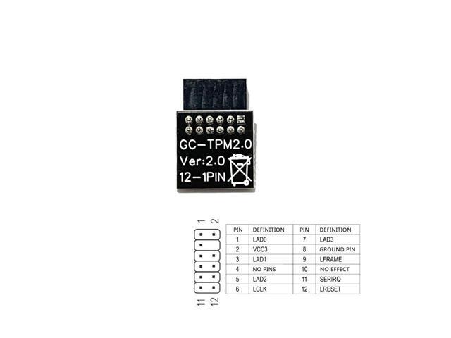 Click here for 1Piece 12PIN LPC TPM 2.0 Security module for Windo... prices