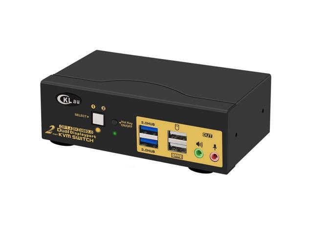 Click here for 2 Port Dual Monitor KVM Displayport 1.4 with Cable... prices