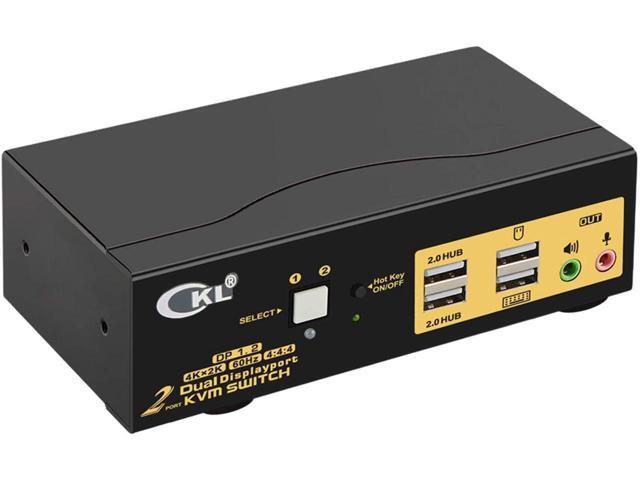 Click here for CKL KVM Switch Dual Monitor DisplayPort 2 Port 4K... prices