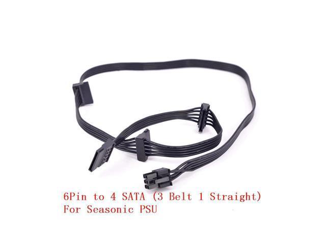 Click here for PCIe 6Pin to 4 SATA 3 Angled 1 Straight Power Supp... prices