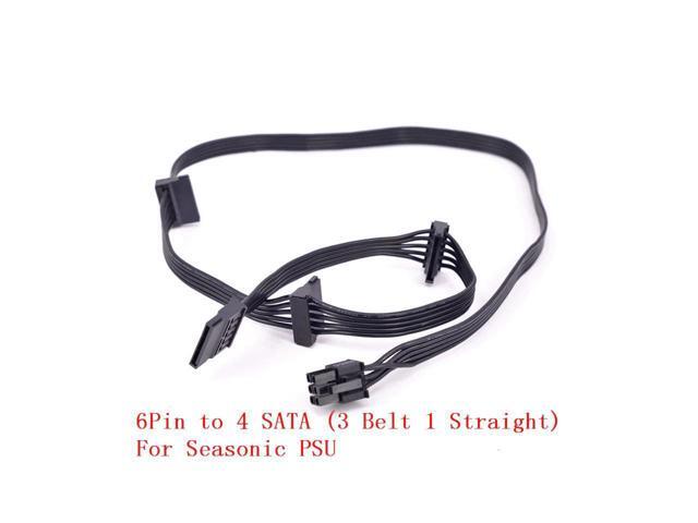 Click here for PCIe 6Pin to 4 SATA 3 Angled 1 Straight Power Supp... prices