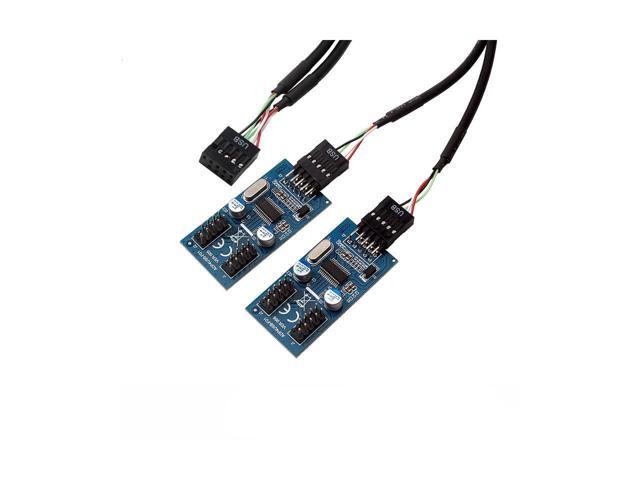 Click here for Motherboard USB 2.0 9pin Header 1 to 4 Extension H... prices