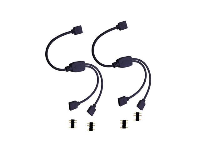 Click here for 2 Pack 5V 3-Pin RGB 2-Way Female to x Female RBW L... prices
