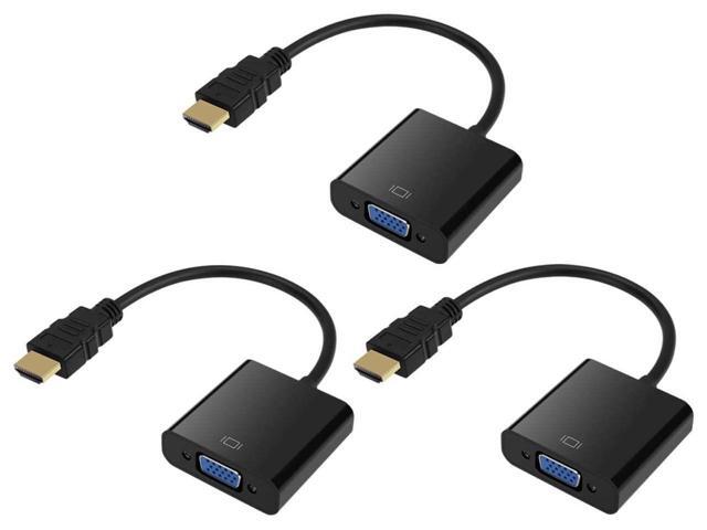 Click here for 3 Pack HDMI to VGA Adapter Cable Converter (Male t... prices