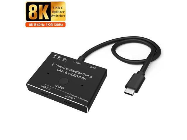 Click here for USB-C Splitter Type-C 8K Switch USB 3.1 C Gen 2 Ca... prices