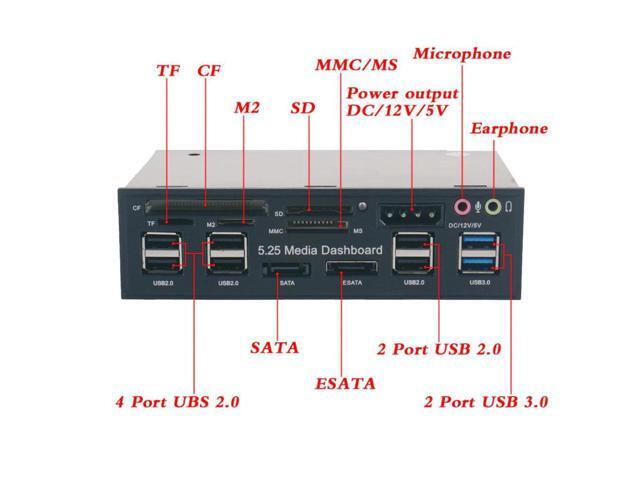 Click here for 5.25inch PC ESATA Hub Internal Optical Drive Audio... prices