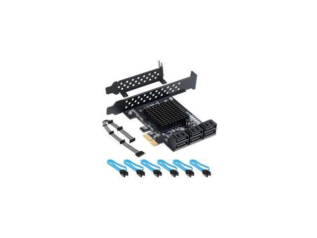 Click here for PCIe SATA Card 6 Port with 6 SATA Cables and a SAT... prices