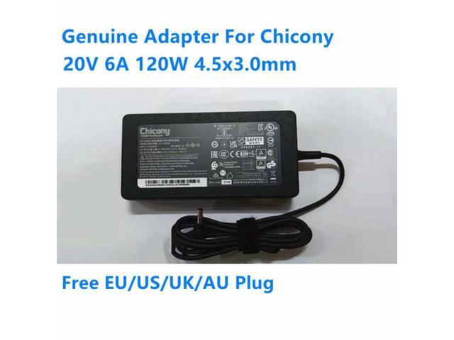 Click here for 20V 6A 120W 4.5x3.0mm Chicony A17-120P2A A12A055P... prices
