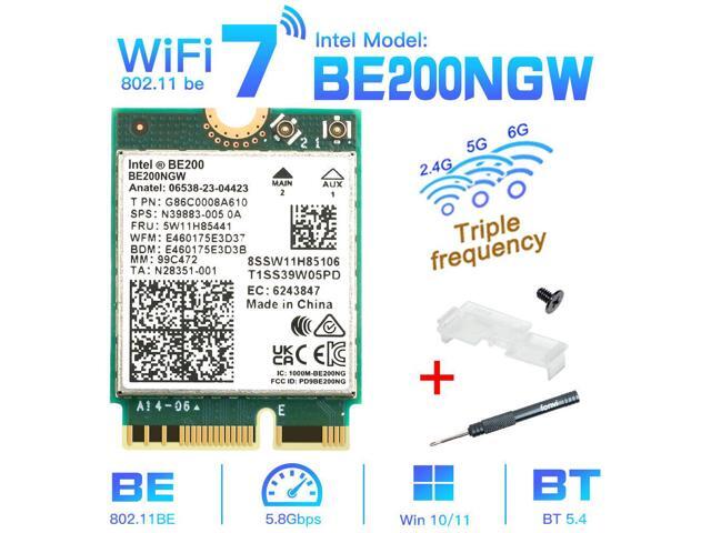 Click here for WiFi 7 BE200 BE200NGW M.2 WiFi Card BT5.4 802.11BE... prices