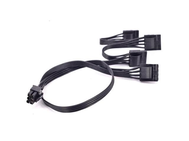 Click here for PCIe 6Pin 1 to 4 IDE Molex 4Pin Power Supply Cable... prices