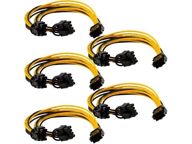 Click here for 5-pack PCI-E 6-pin to 2x 6+2-pin Power Splitter Ca... prices