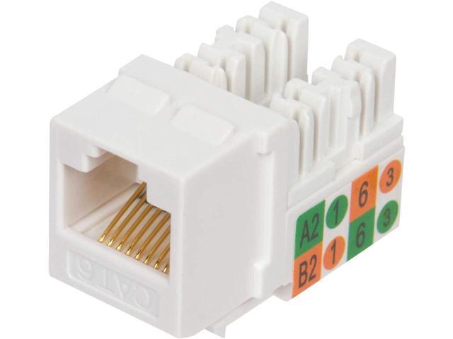 Click here for BUCIER Cat6 RJ45 90-Degree Keystone Jack  Punch Do... prices