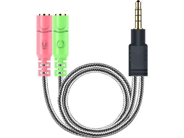 Click here for BUCIER Headphone Mic Splitter  3.5mm Headset Adapt... prices