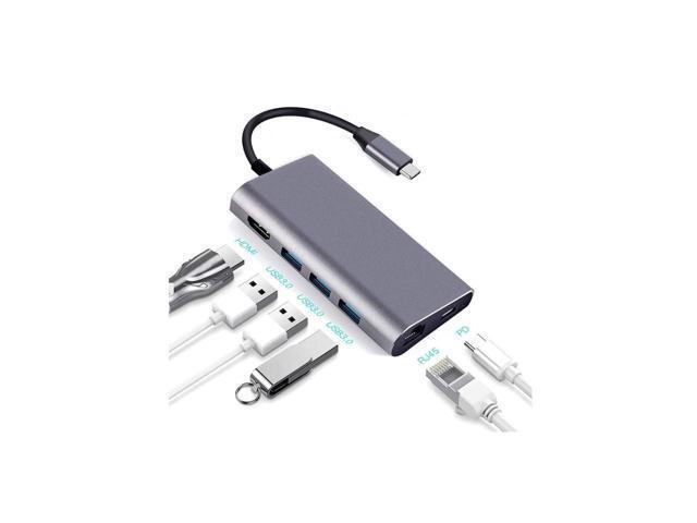 Click here for BUCIER USB Hub C 8 En 1 Aluminium Multi Type de Po... prices