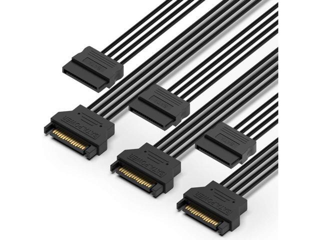 Click here for BUCIER 3 Pack SATA Power Extension Cable 3Pack 15... prices