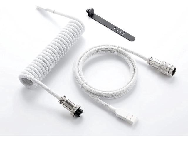 Click here for BUCIER Custom Coiled USB C Cable for Gaming Keyboa... prices