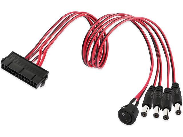 Click here for BUCIER ATX Power 24 Pin to 4 DC5521 and Power Swit... prices