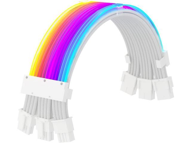 Click here for BUCIER RGB PSU Cables Full White ARGB GPU Power Su... prices