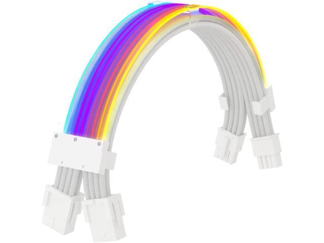 Click here for BUCIER RGB PSU Cables Full White ARGB GPU Power Su... prices