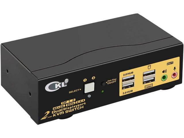 Click here for BUCIER KVM Switch Dual Monitor DisplayPort 2 Port... prices