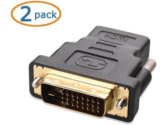 Click here for BUCIER 2-Pack HDMI to DVI Adapter (DVI to HDMI Ada... prices